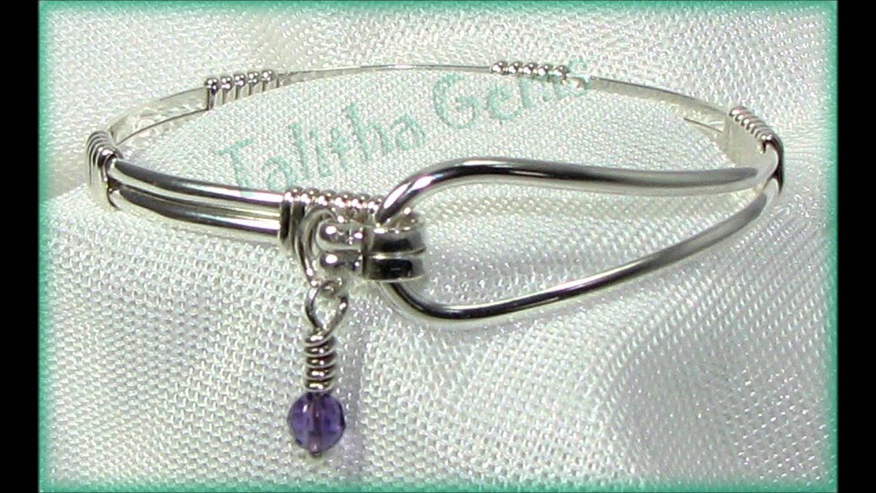 Wire Wrapped Bracelets - YouTube