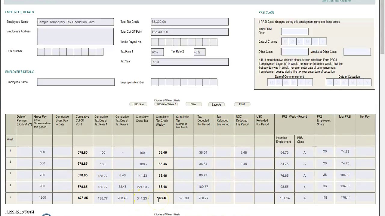 Temporary Tax Deduction with refund after going back on Normal Tax ...