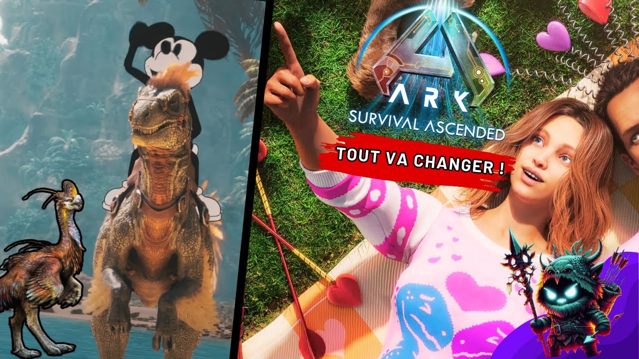 ARK ASCENDED - THE CENTER, GIGANTORAPTOR, TRANSFERT, LOVE EVOLVED ...