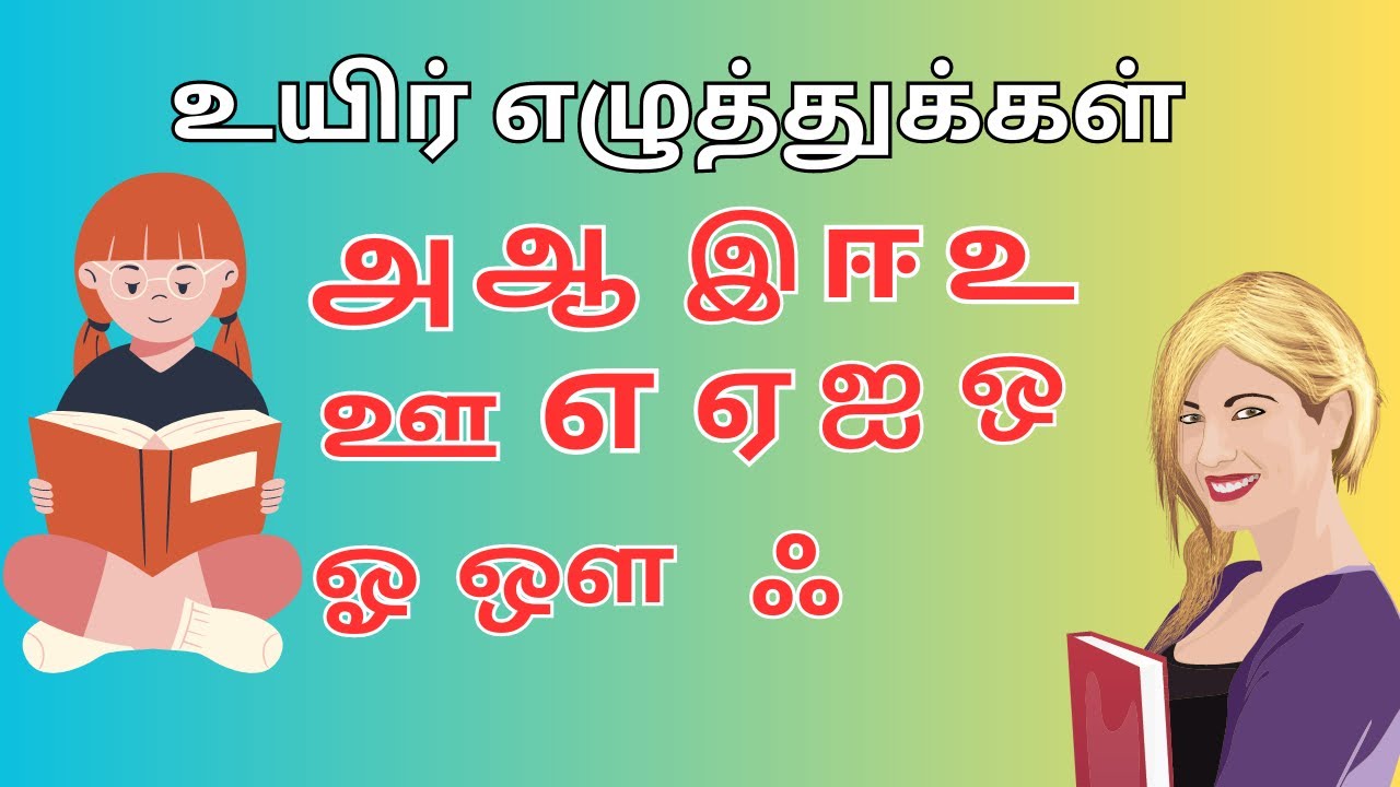 Learn tamil alphabets with pronunciation |Tamil video for kids | basic ...