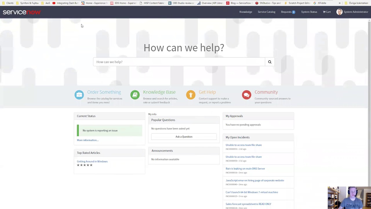 ServiceNow Kingston Service Portal Service Catalog YouTube ServiceNow Kingston Service Portal Service Catalog YouTube