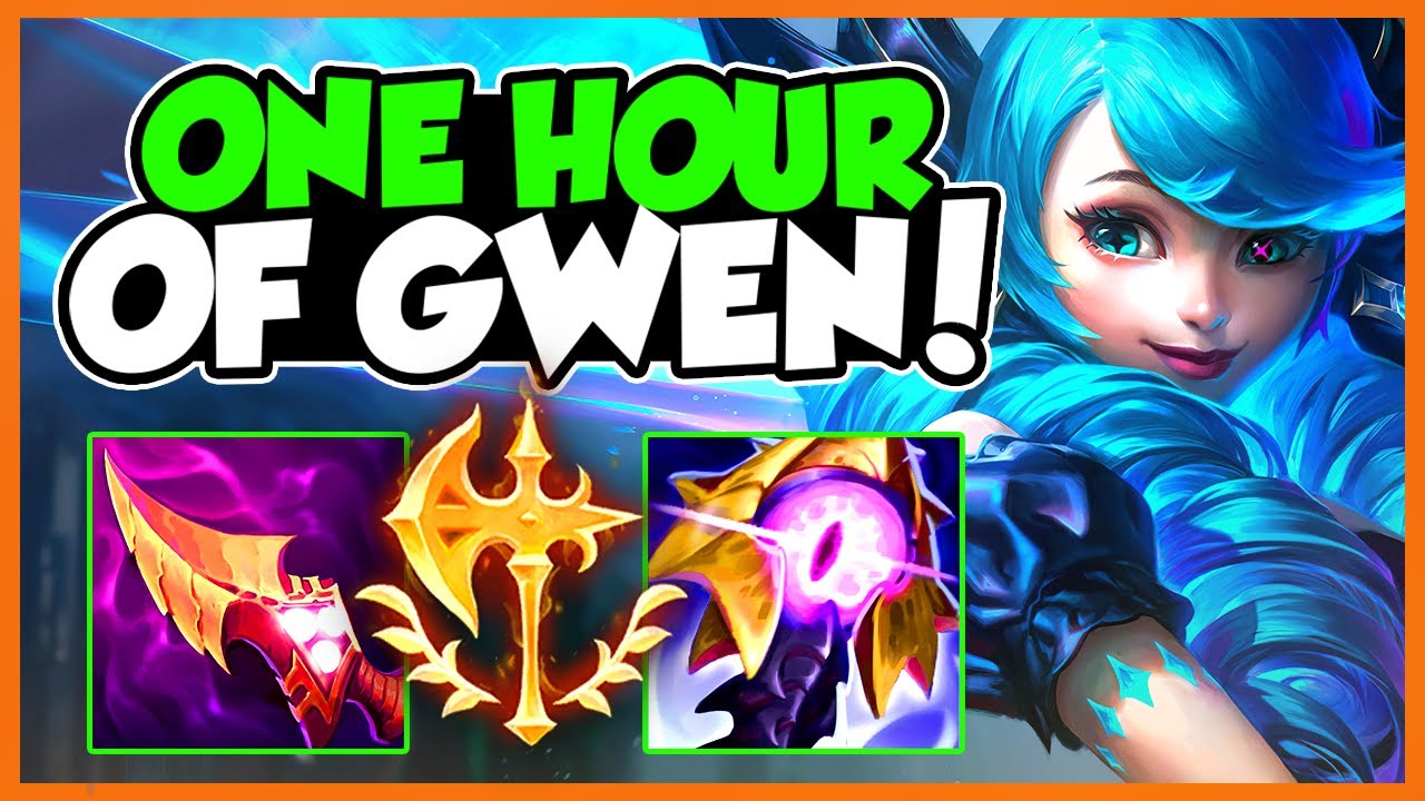 I played only Gwen for a day | S13 Gwen Gameplay Commentary | League of ...