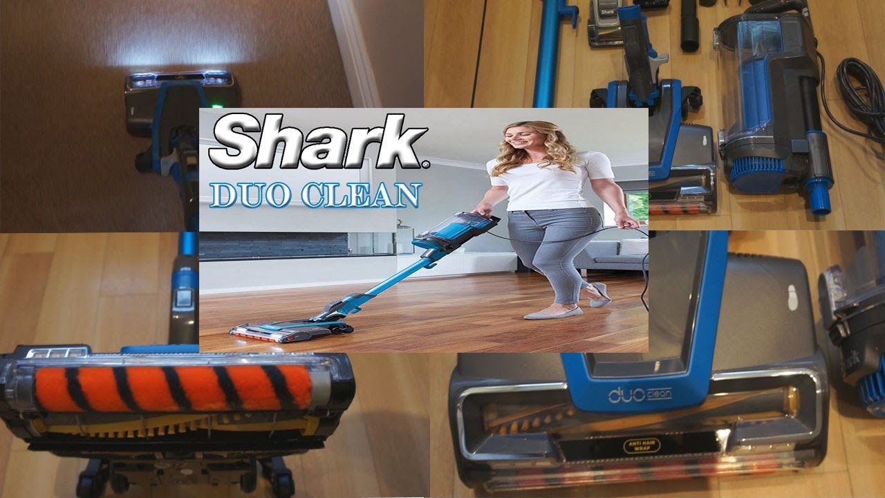 shark duoclean corded stick vacuum anti-hair unboxing and review - YouTube