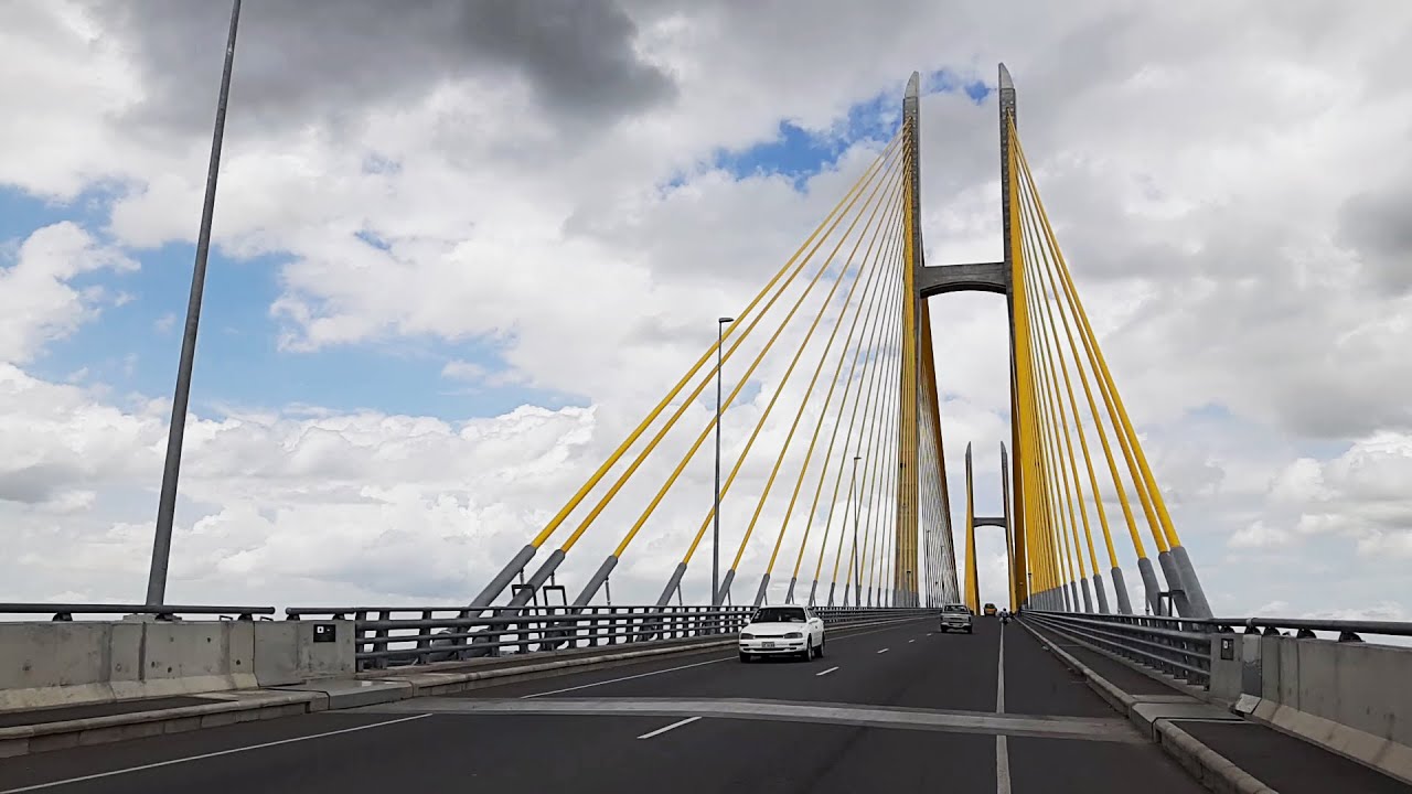 Neak Loeung Bridge on the way ស្ពានអ្នកលឿង,Tsubasa bridge - YouTube