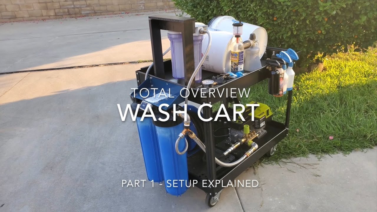 Auto Detailing - Wash Cart (Part 1) Setup Explained - YouTube