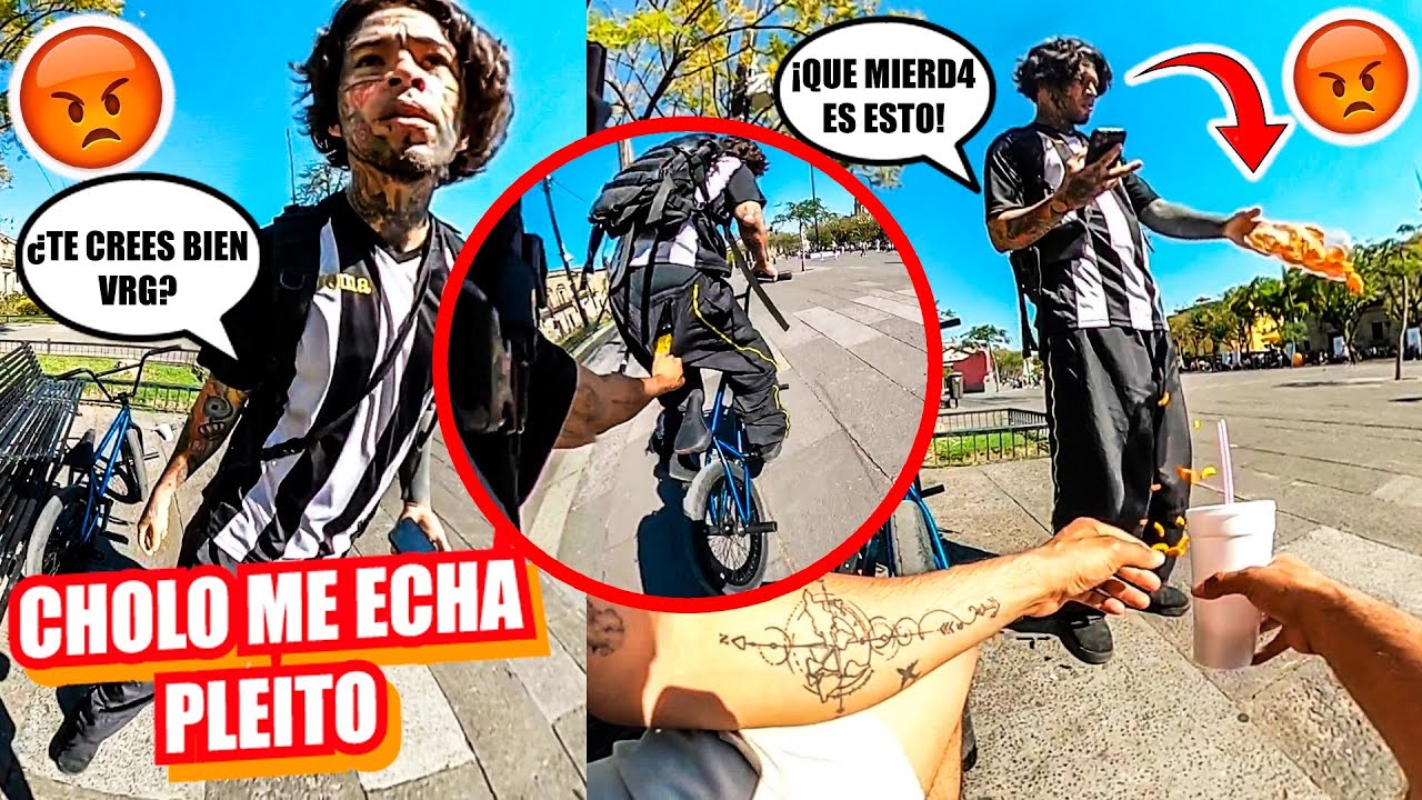 ESTE CHOLO ME ECHO PLEITO SIN NINGUNA RAZÓN 😡😓 | Me tiro toda mi comida ...