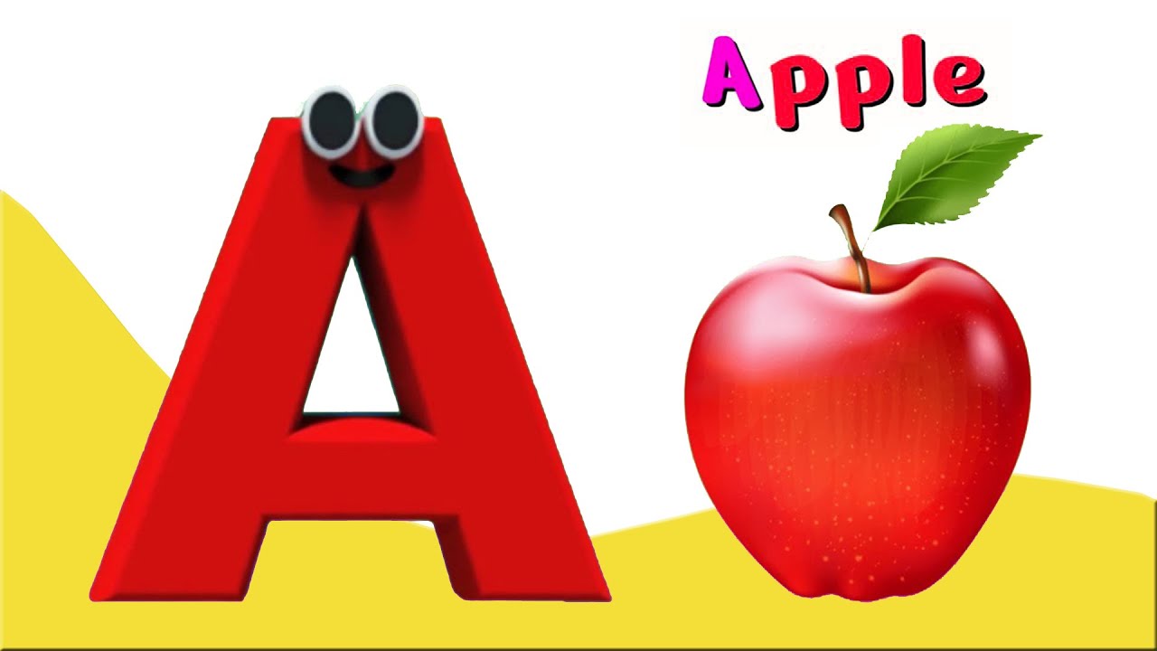 A is for Apple | Fun ABC Alphabet Song for Kids | Learn A to Z with ...