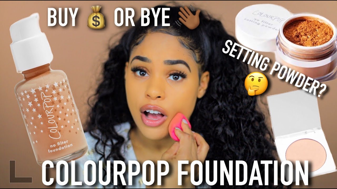 TESTING NEW COLOURPOP NO FILTER MATTE FOUNDATION | HOT OR NOT? - YouTube