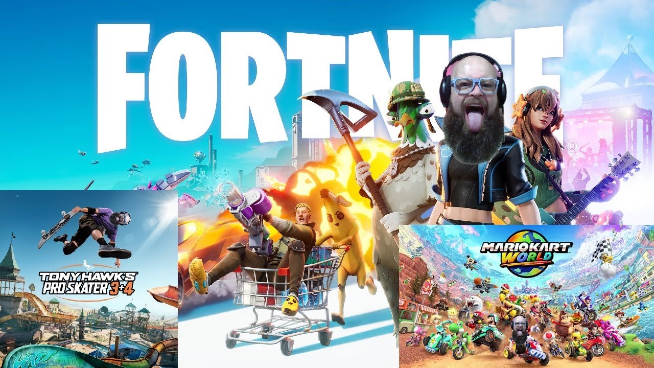 🔴LIVE🔴 Switch 2 + Fraggin Friday = Fortnite + Tony Hawk 💜 - YouTube