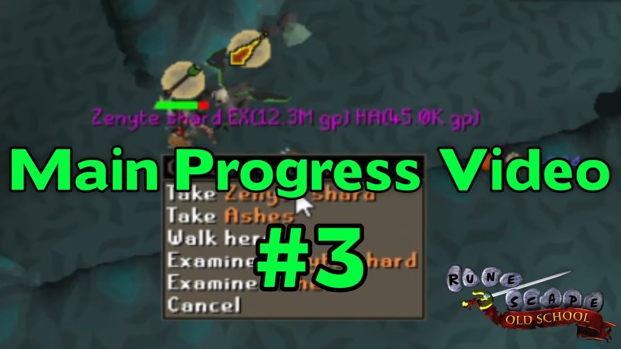 Main Progress Video | #3 | It's Raining Shards! | Oldschool Runescape ...