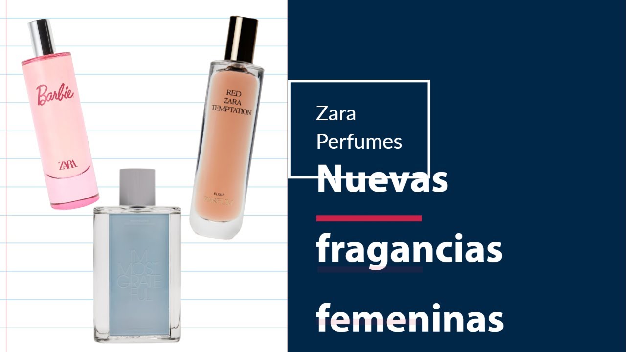NUEVAS fragancias de ZARA | BARBIE | Red Temptation ELIXIR | Monday to ...