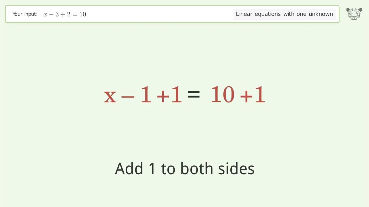 solve-x-3-2-10-linear-equation-video-solution-tiger-algebra-youtube