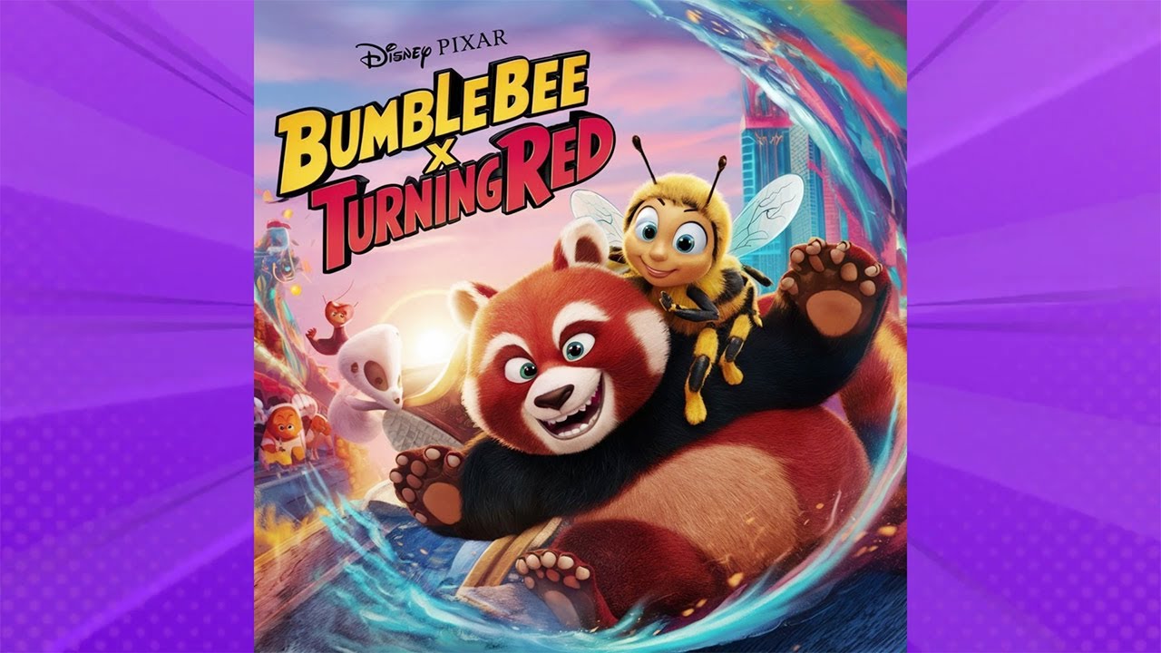 AI Disney Pixar Posters AI is so wild Bumblebee X Turning Red - YouTube