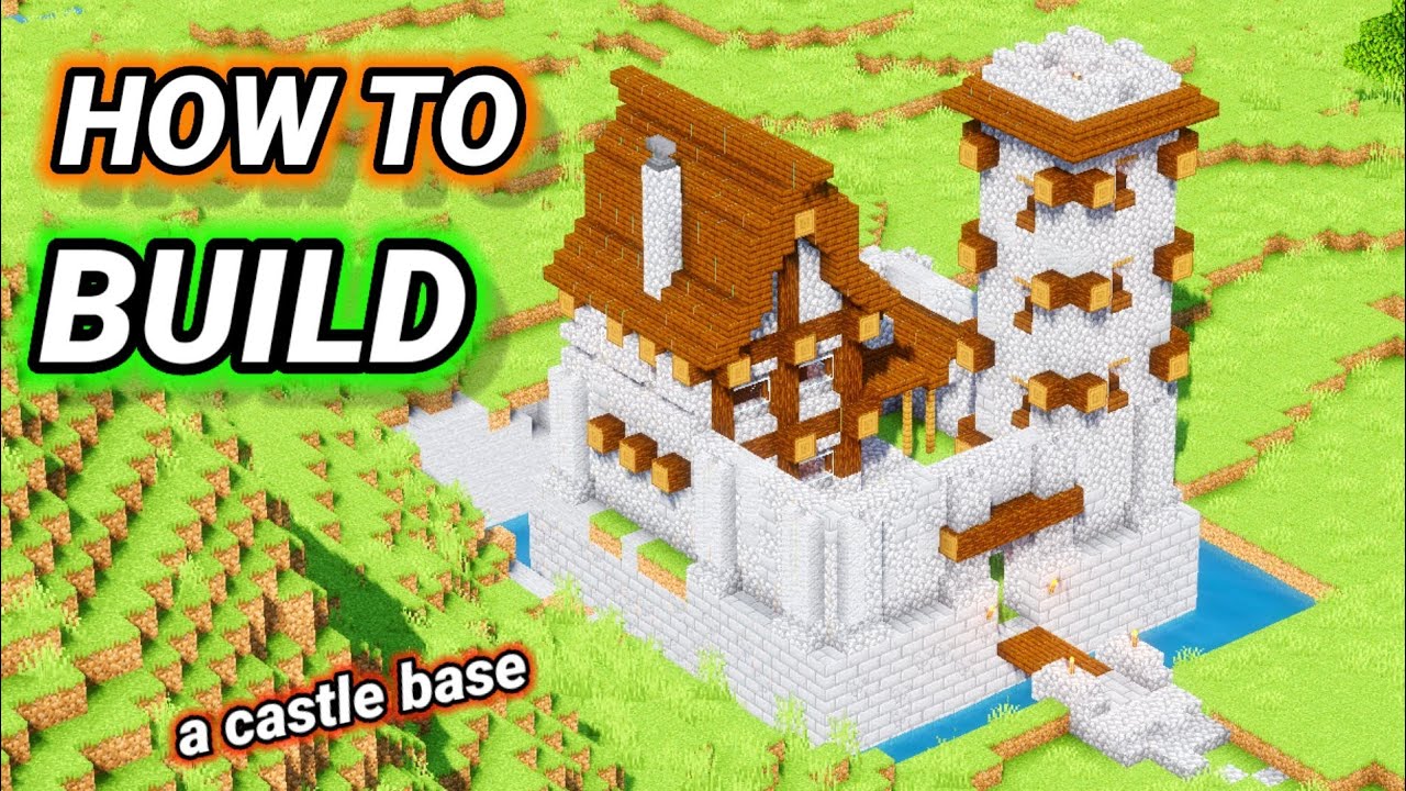 How to build a small MINECRAFT Castle Base idea #minecraft # ...