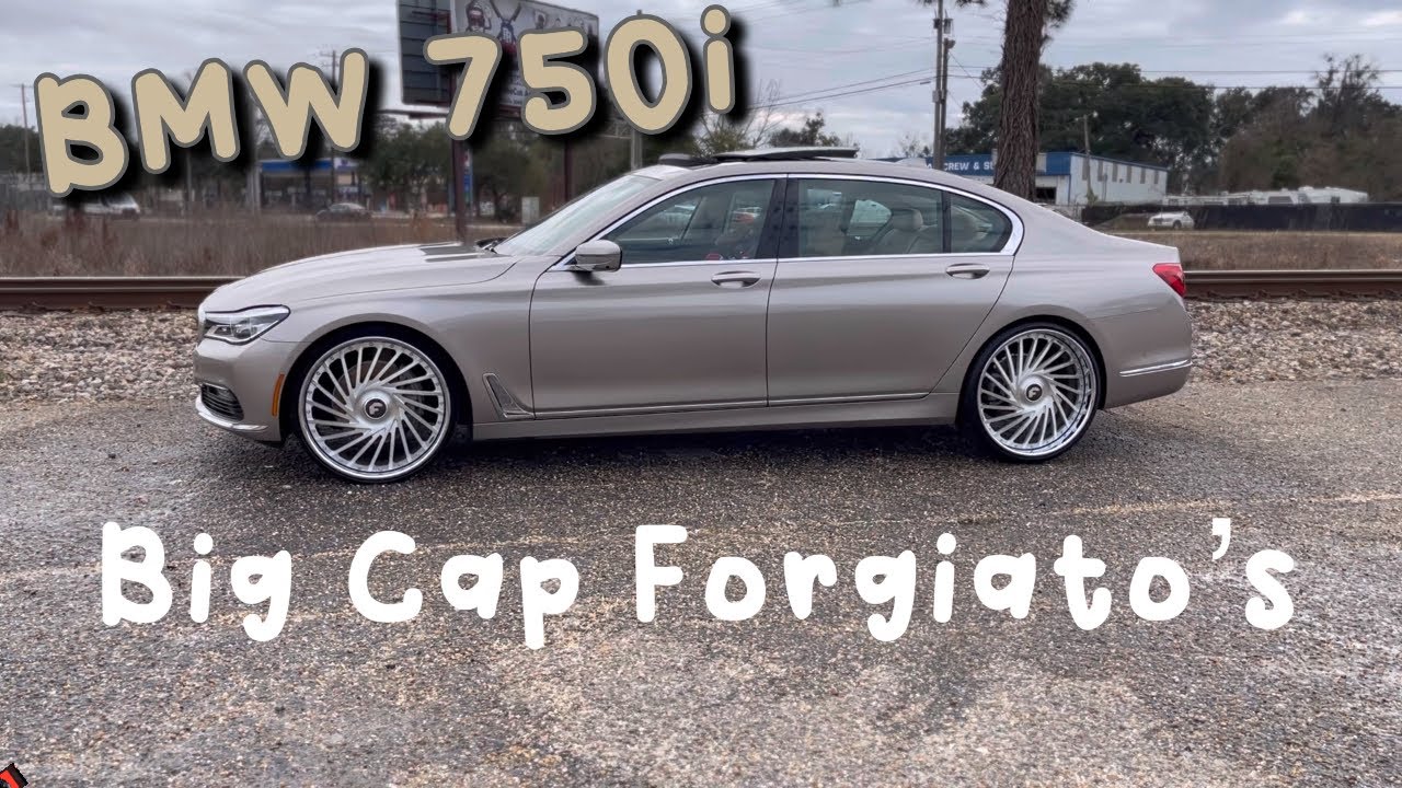 BMW 750i on Big Cap Forgiato’s 22” - YouTube