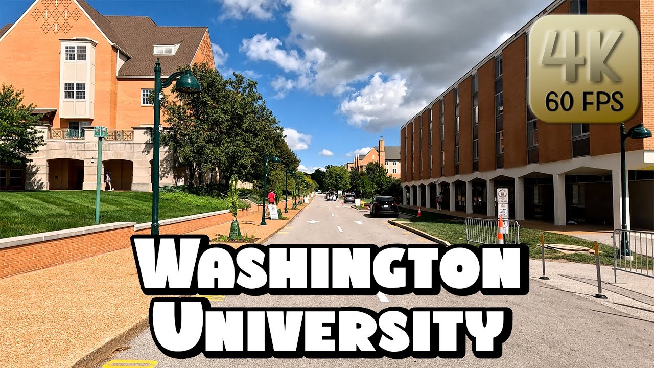 Driving Around Washington University Campus in 4k Video - YouTube