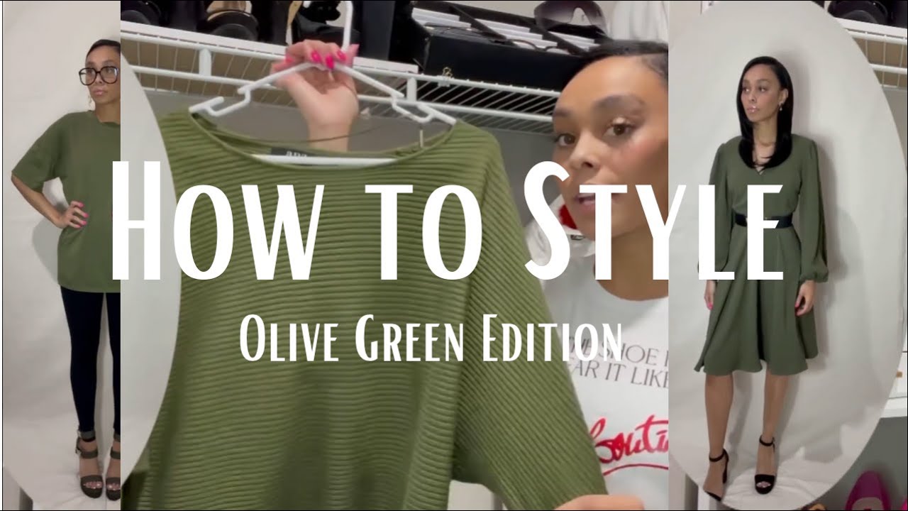 HOW TO: Style Olive Green - YouTube