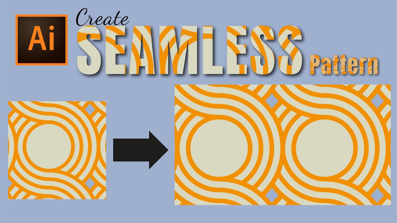 Create a Seamless Geometric pattern in Adobe illustrator tutorial # ...