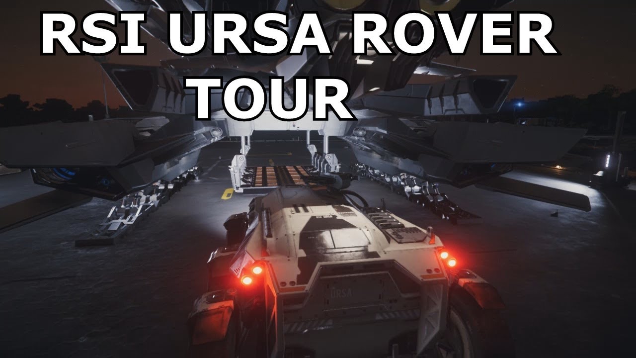 Star Citizen 3.4.1 RSI Ursa Rover Tour on Hurston! - YouTube