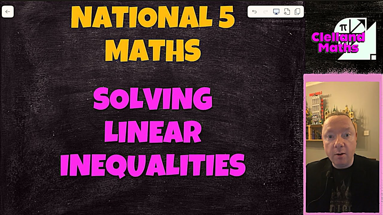The Whole Of Solving Inequations In National 5 Maths - YouTube