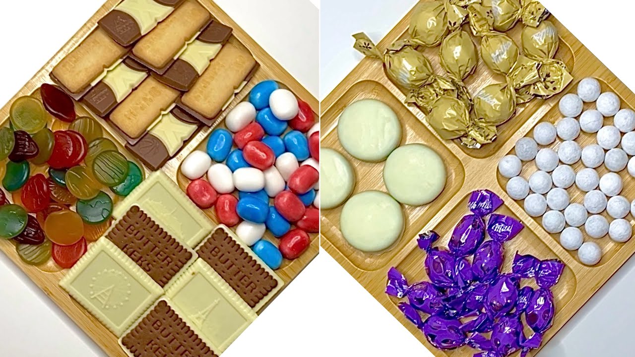 Top Filling platter with sweets Compilation • Sweet Platter ASMR ...