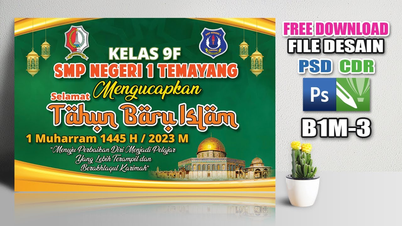 Desain Banner #pawaitaaruf Tahun Baru Islam 1445 Hijriyah, Spanduk 1 ...