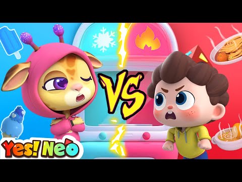Hot vs Cold Challenge with Neo🥵🥶 | Funny Kids Songs | Children's Songs | Starhat Neo | Yes! Neo