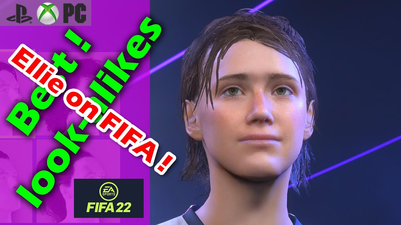 pro clubs character look alike (Ellie face on FIFA!) ... [FIFA 21 Pro ...