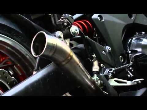 2014 Kawasaki Z1000 Akrapovic Megaphone Titanium slip on Remove ...