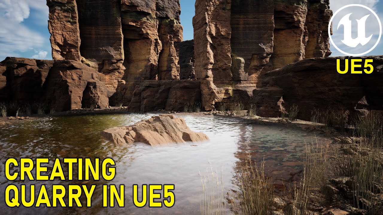 Unreal Engine 5 Simple Environment Quarry #100 - YouTube