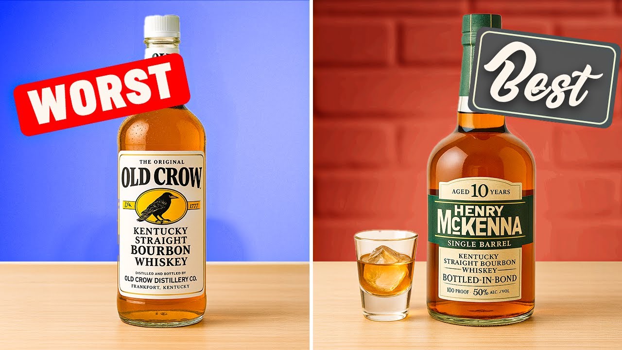 20 Popular Bourbon Brands Ranked Worst To Best - YouTube