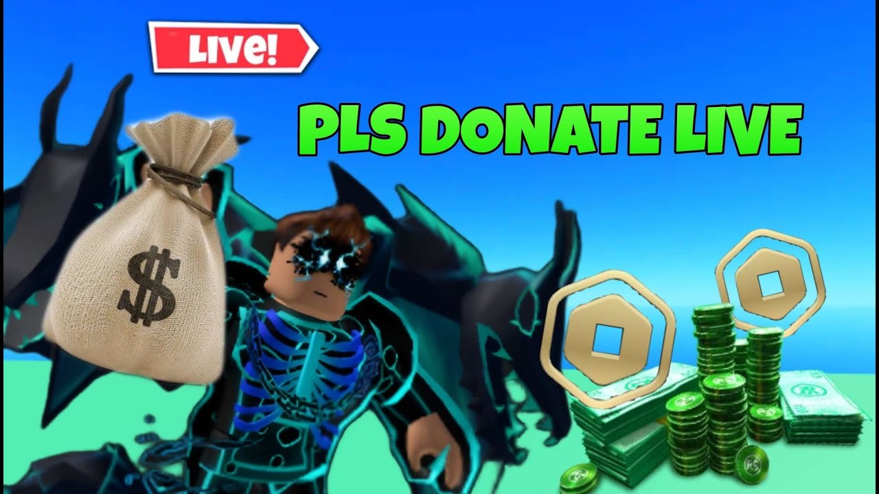 🔴 Pls Donate Live / raising and Donating to nice people - YouTube