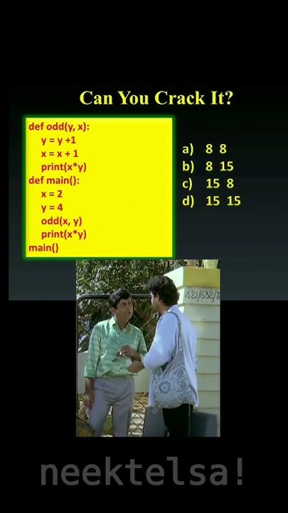 Can You Crack It Comment Your Answer Codingisfun Python Programming Coder Coderlife