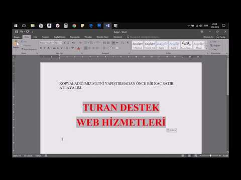 word exel arka plan rengi silme - sitelerden kopyalanan yazı arka plan silme