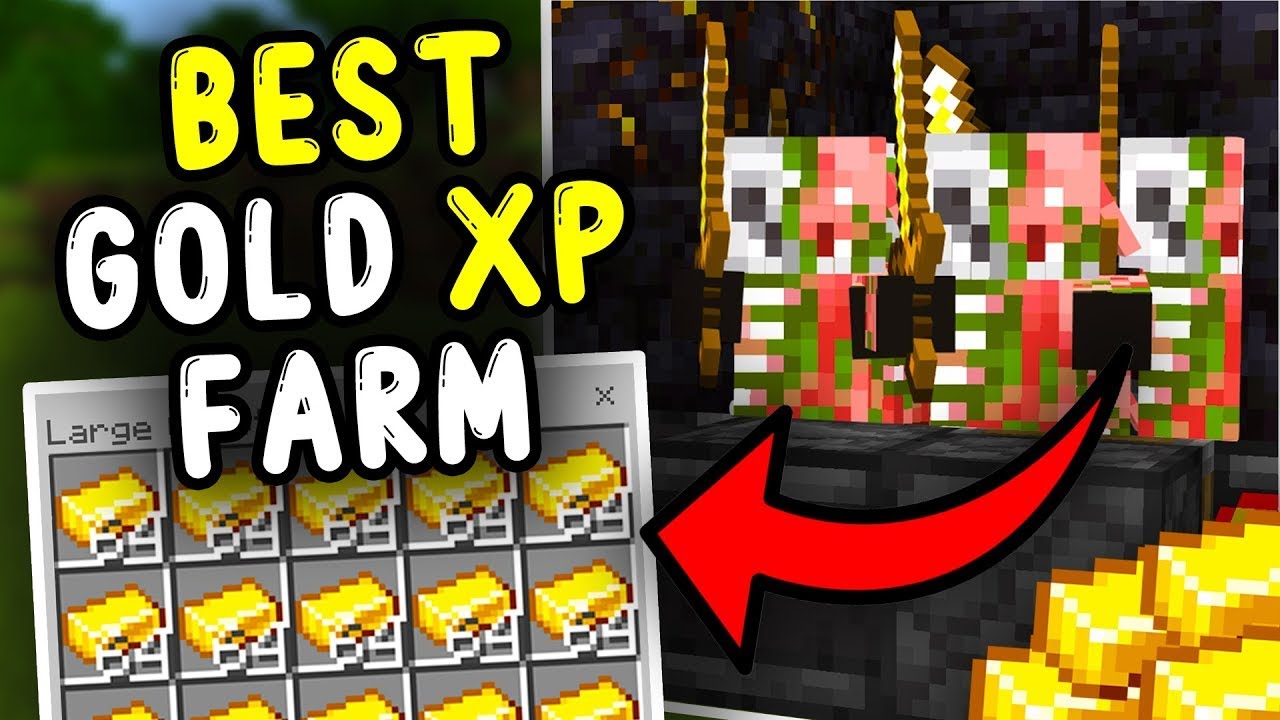 BEST GOLD XP FARM Minecraft Bedrock 1.21+! - YouTube