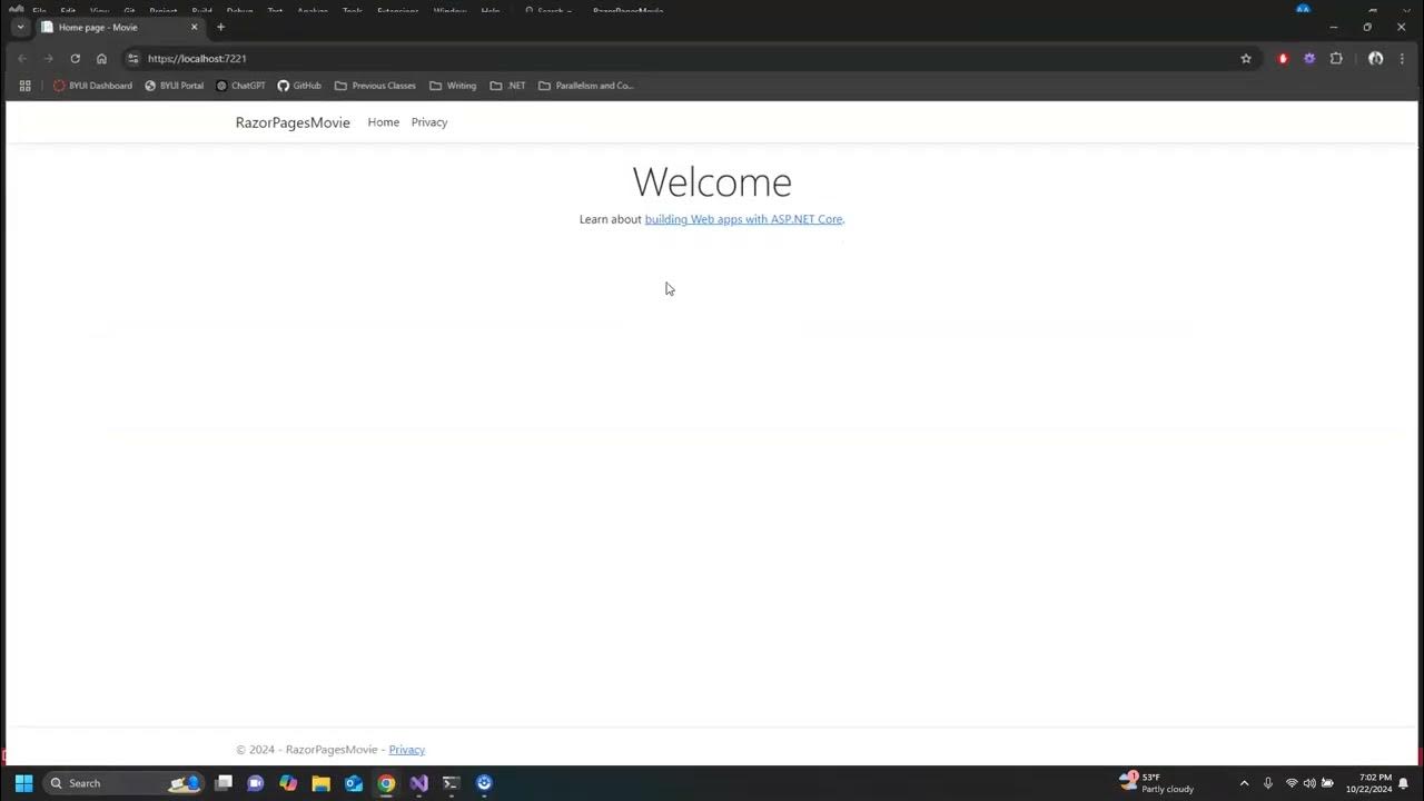 ASP.NET Project Demo - YouTube
