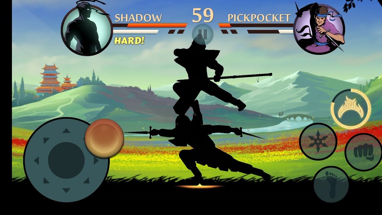 shadow vs 3 players game play/hard gameplay/new level game/shadow is ...