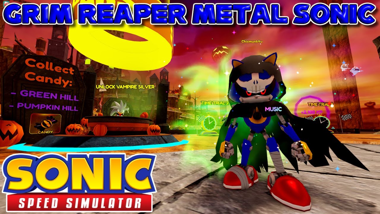 GRIM REAPER METAL SONIC | Roblox | Sonic Speed Simulator - YouTube