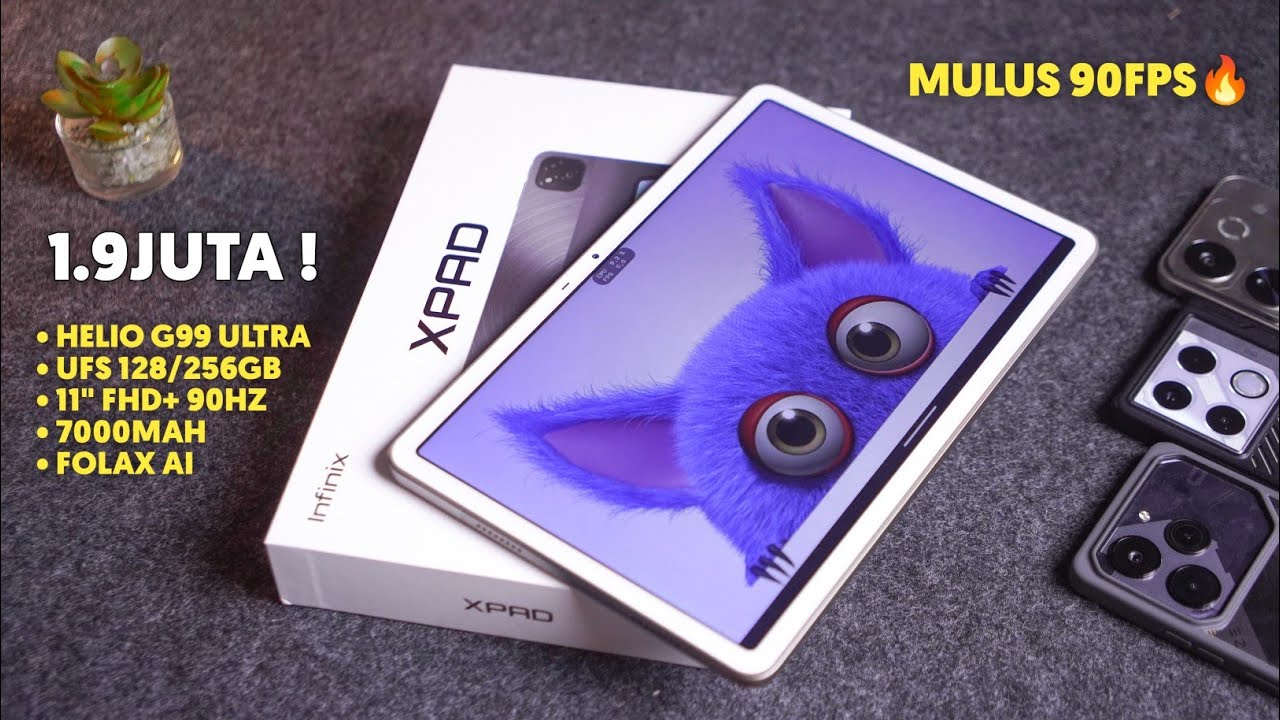 UNBOXING INFINIX XPAD INDONESIA 🔥 TABLET PERTAMA INFINIX AUTO GHOIB ...