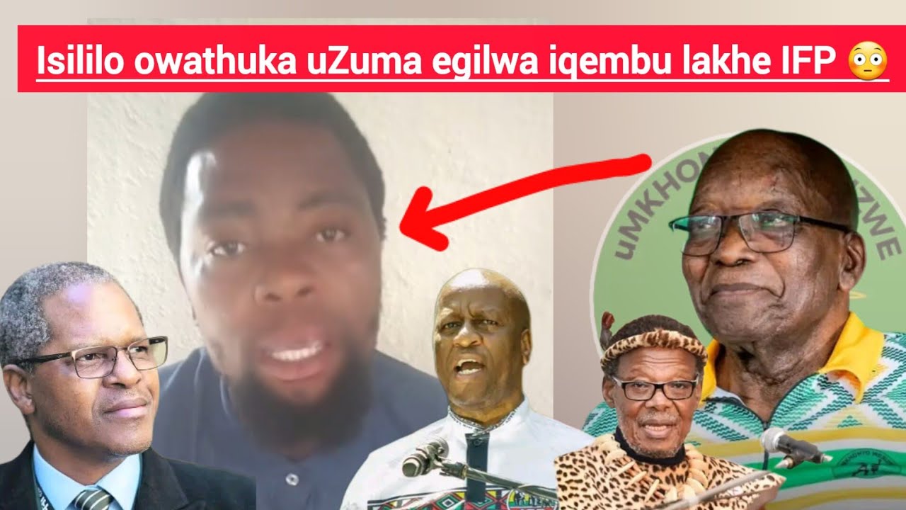 Isililo owathuka uZuma egilwa iqembu lakhe alithadayo i IFP imu...😳 ...