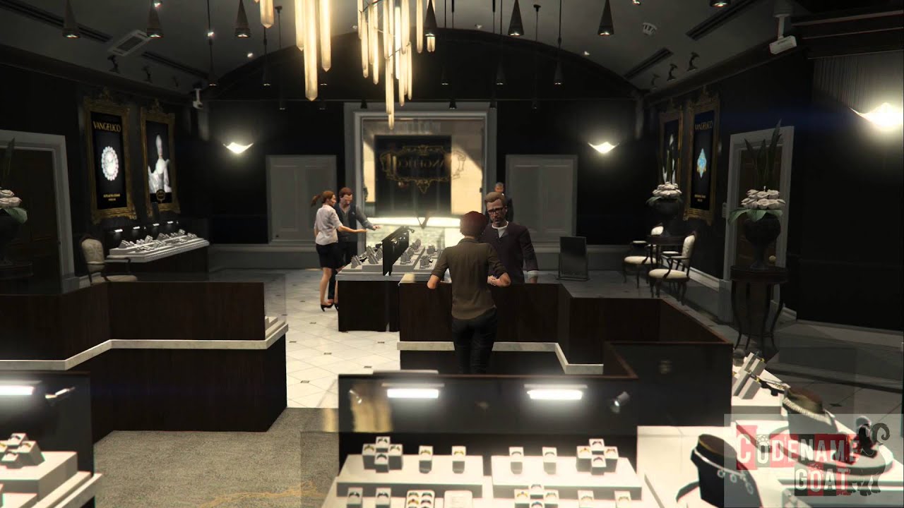 GTA V Xboxone Jewellery Store Heist smart high skill crew FPM - YouTube