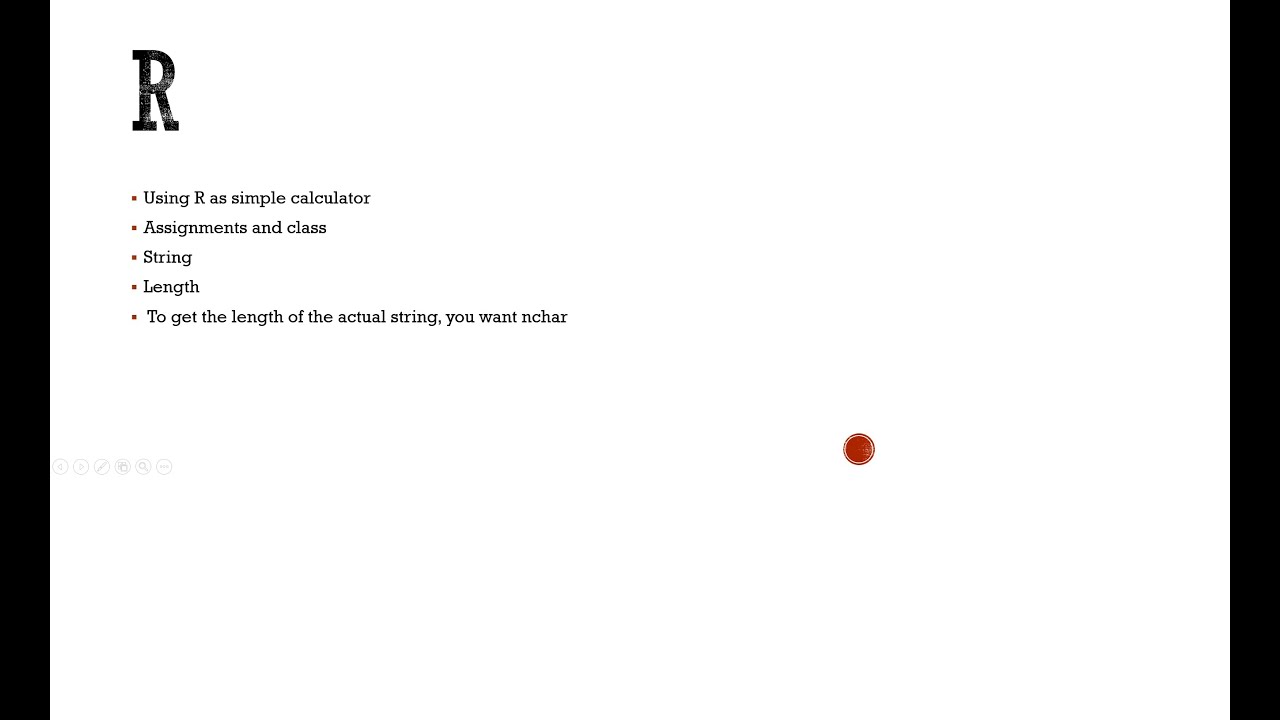 Learn R for beginners||R calculator, Class, length, n char - 2 - YouTube
