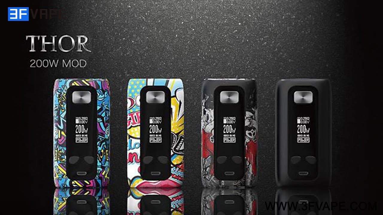 ThinkVape Thor 200W TC Mod - YouTube