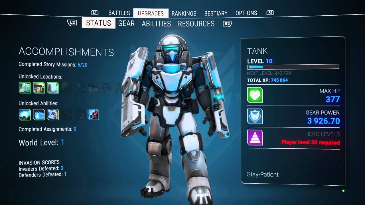 ALIENATION (PS4) - In Depth Guide for Weapon and Character Upgrading ...