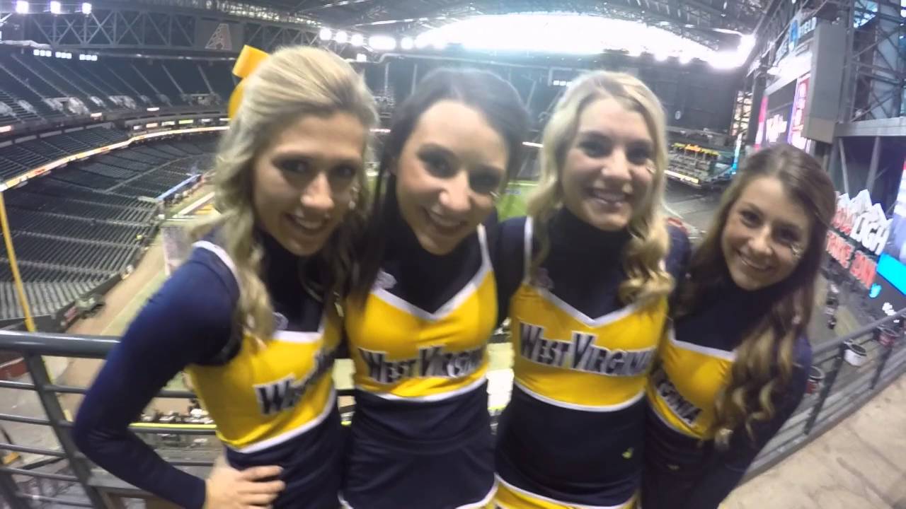 WVU cheer / Cactus Bowl - YouTube