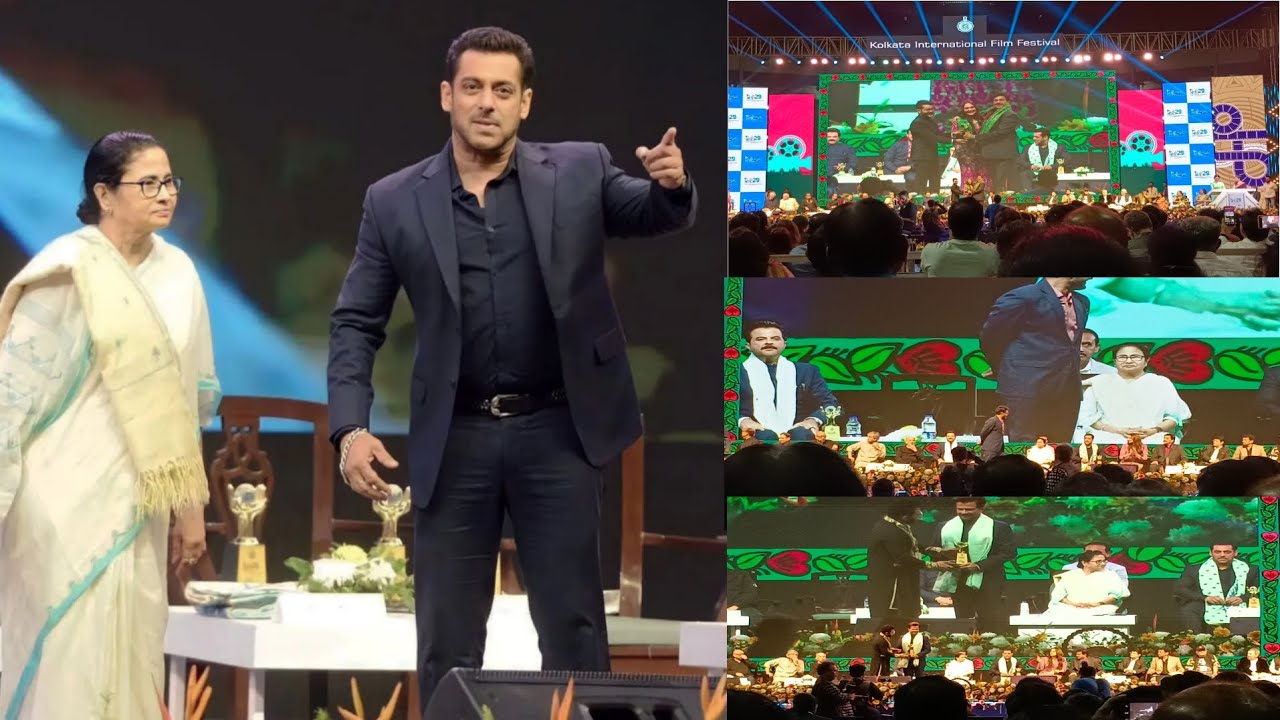 Ek Stage e Salman,Mamata Banerjee,Sourav Ganguly,Anil Kapoor,Sonakshi ...