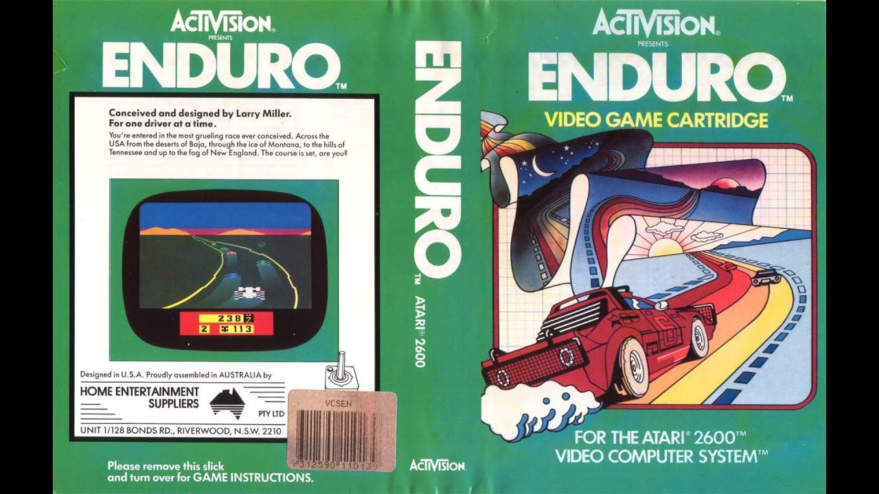 Enduro - (Atari 2600) - Activision - 1983 - YouTube