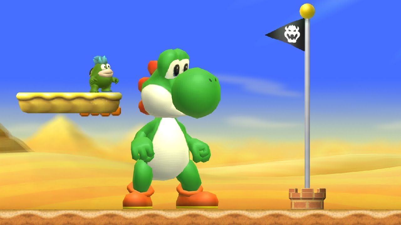 Giant Deluxe New Super Mario Bros. Wii Yoshi - Full Walkthrough - #04 ...