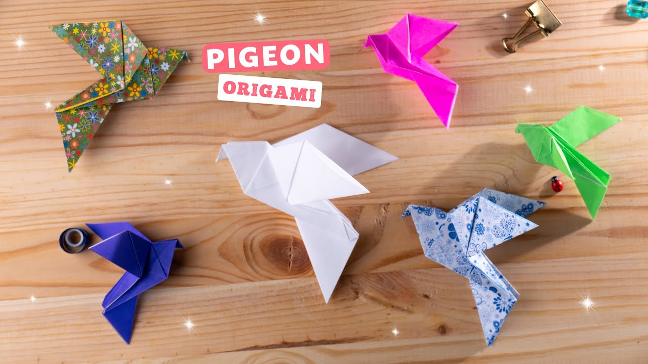 How to make a dove [Origami clear tutorial] - YouTube