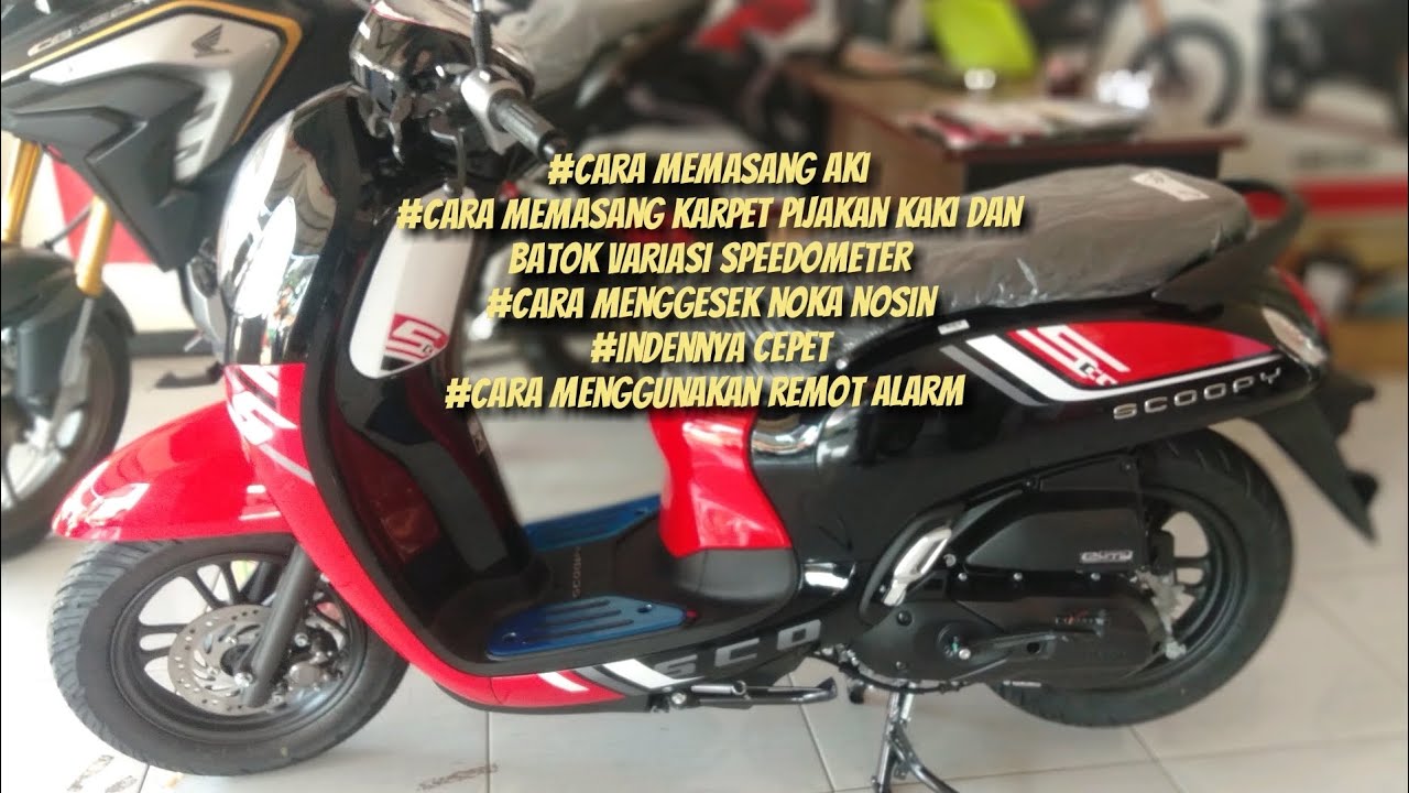 Review lengkap Honda Scoopy sporty Red 2023 - YouTube